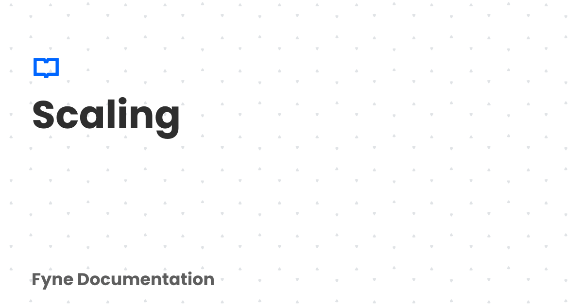 Scaling | Fyne Documentation